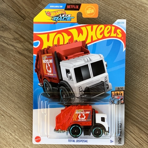 Toys | Hot Wheels Garbage Truck Total Disposal Hw Metro Hotwheels Lets ...